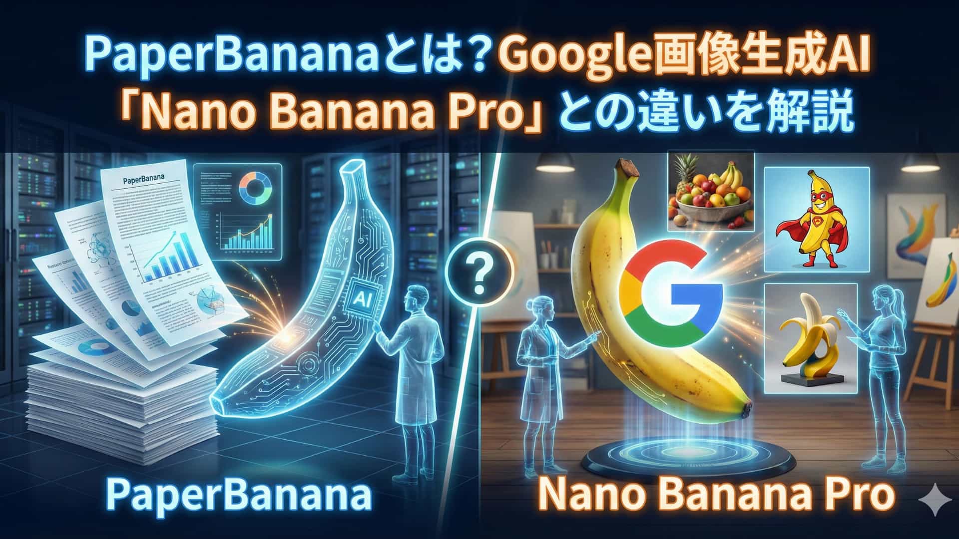 PaperBananaとは？Google画像生成AI「Nano Banana Pro」との違いを解説 | AIエージェントナビ